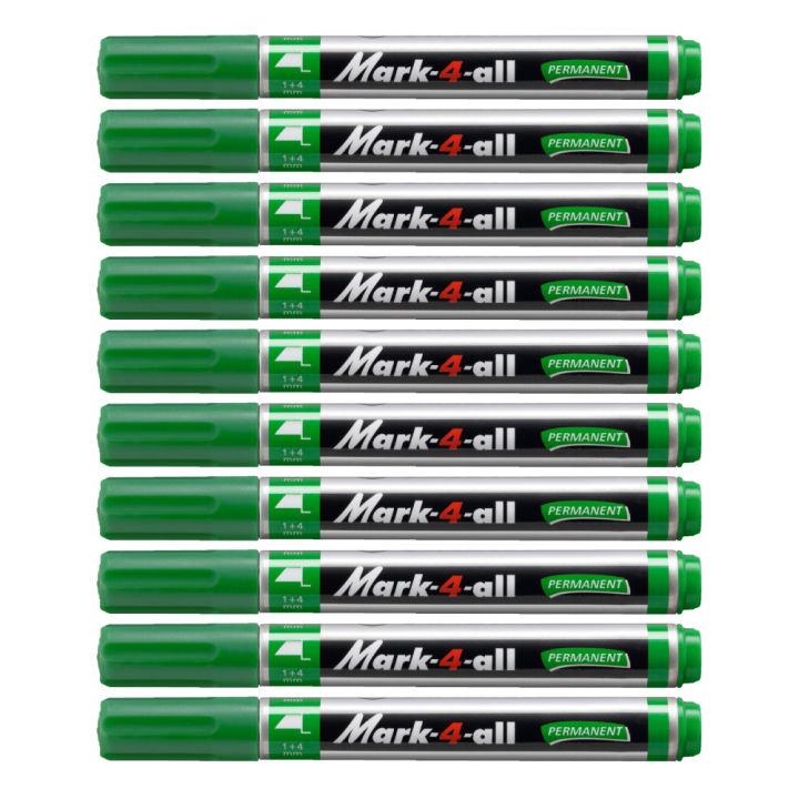 STABILO Mark 4 all 653 ปากกา ปากกาเคมีอเนกประสงค์ หัวตัด (กลิ่นไม่ฉุน ...