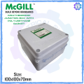 Mcgill Weatherproof Junction Box with Polyurethane Gasket MGJB Series ...