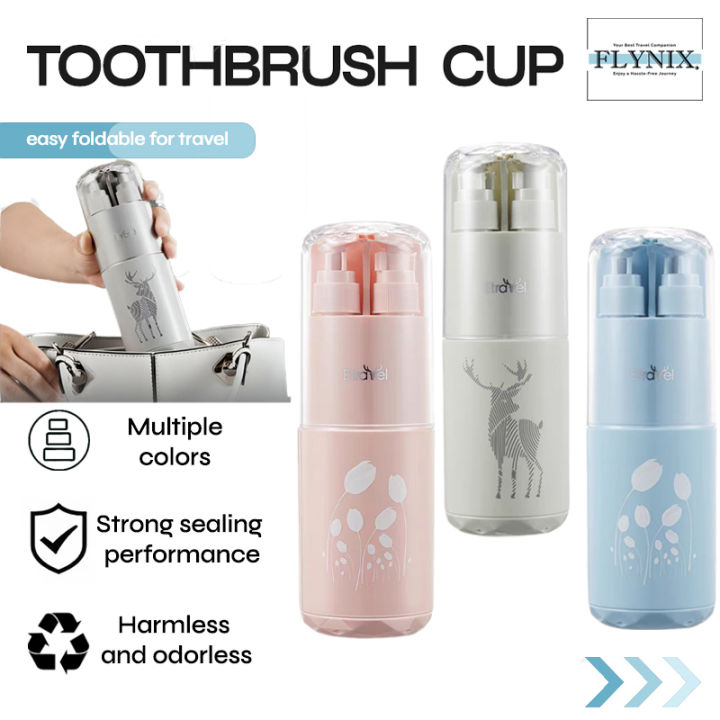 Travel Toothbrush Cup Portable Toothbrush Kits Case Toothpaste Cup ...