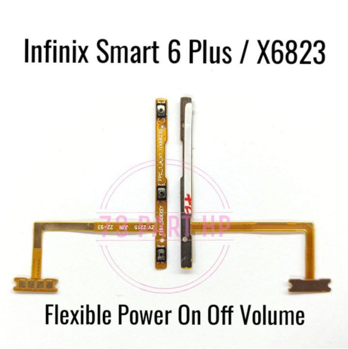 Original Flexible Konektor Power On Off + Volume Infinix Smart 6 Plus ...