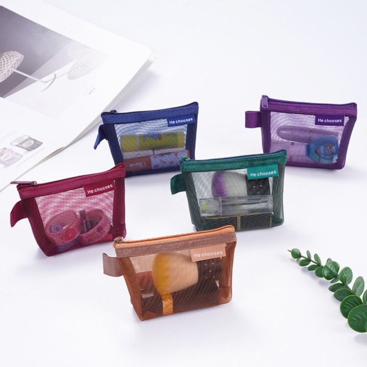 COLOO Túi đựng đồ thay đổi Túi Lưới Trong Suốt Túi đựng đồ nhỏ Túi đựng ...