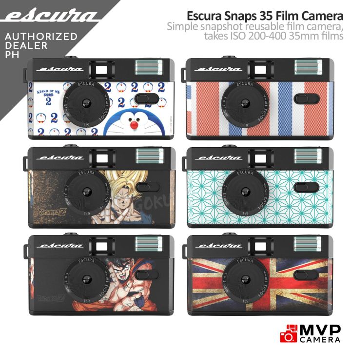ESCURA Snaps 35 35mm 135 Reusable Film Camera MVP CAMERA | Lazada PH