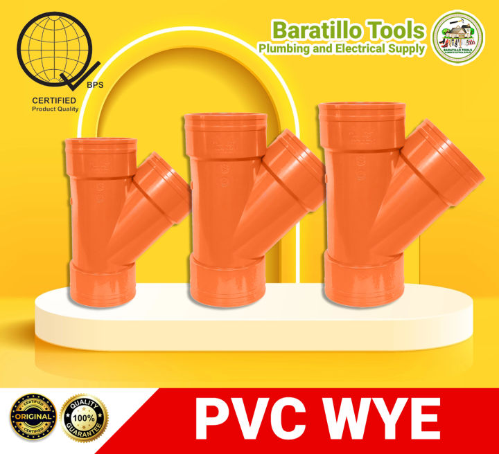 Original PVC Wye 2x2", 3x3" & 4x4" | Lazada PH