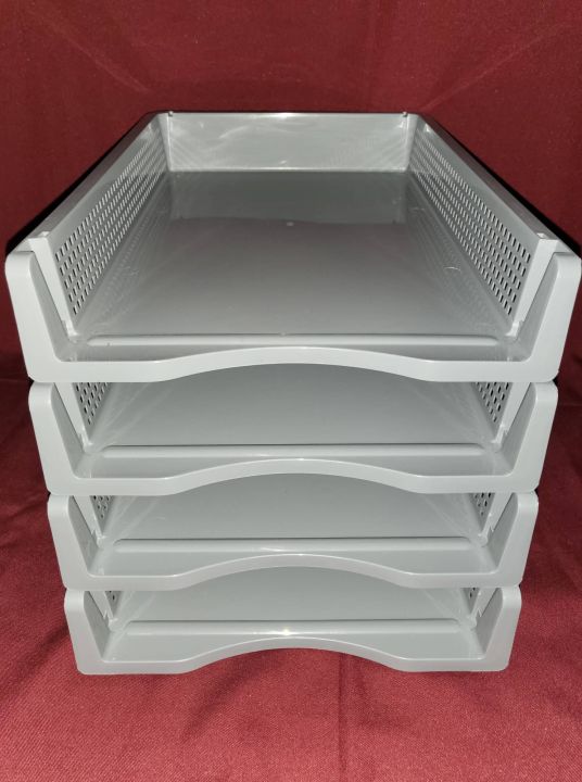 4 Layer elegant office & desk organizer / A4 & Long bond paper tray ...