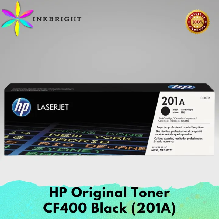 HP CF400A Black Original Toner Cartridge (CF400 201A) | Lazada PH