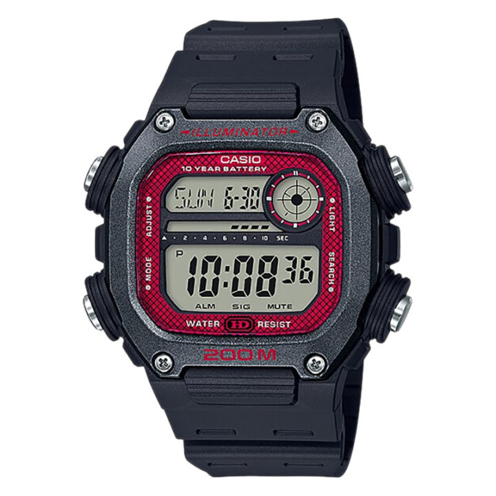 Jam Tangan Pria Casio General DW-291H-1BVDF Youth WR 200M Digital Dial ...