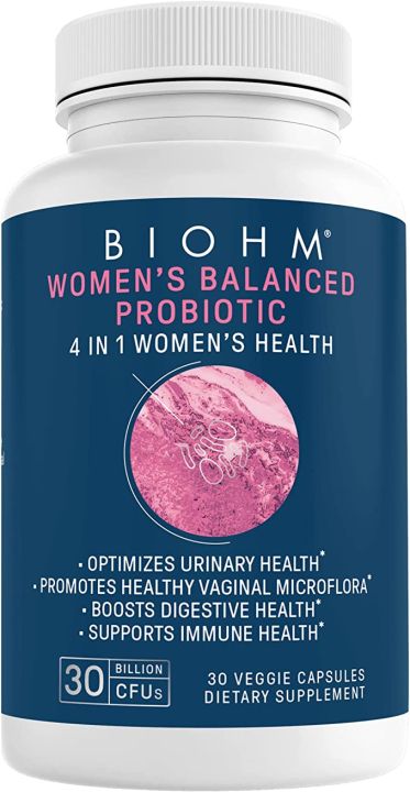 BIOHM Womens Balanced Probiotic 30B CFUs, Women Probiotics | Lazada PH