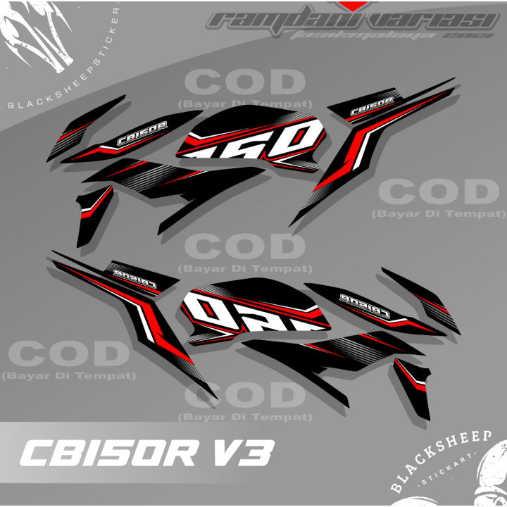 STRIPING CB150R V3 - STIKER CB150R STREETFIRE - STRIPING CB150R V3 ...