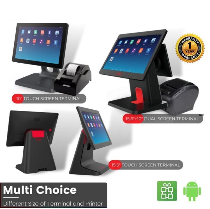 All in One Touch-POS Terminal iMin Touch POS Machine Android POS System ...