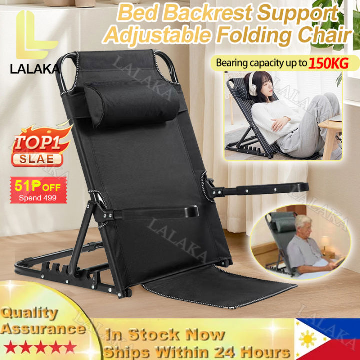 7 Positions Adjustable Bedchair Tatami Chair Backrest Folding Recliner ...
