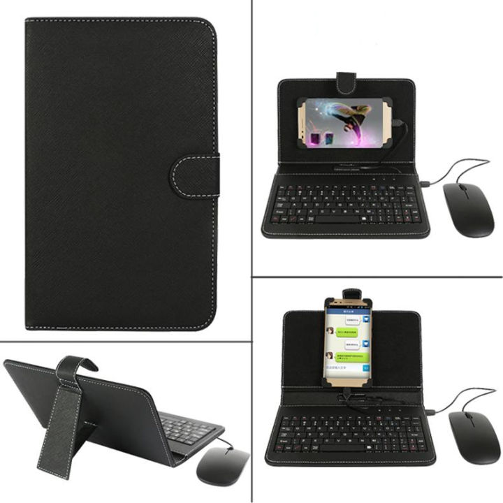 Portable OTG Keyboard & Mouse for Android, Phone Holder, Cute Case ...