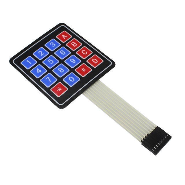 16 Key 4 x 4 Membrane Switch Keypad 4x4 4*4 Matrix Array Matrix Keyboard for arduino DIY KIT ...