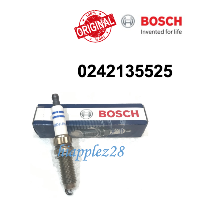 Iridium Spark Plug MYVI BOSCH (ORIGINAL) 0242135525 YR7DI30 | Lazada