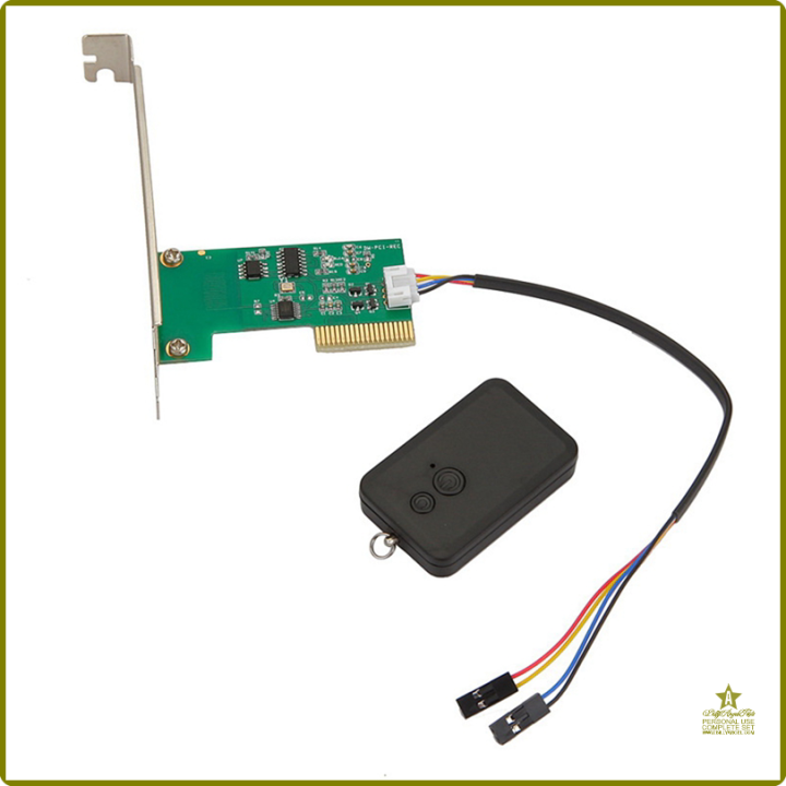 [uanwe] PCI PC Remote Controller Wireless Restart Switch PC Case Power ...