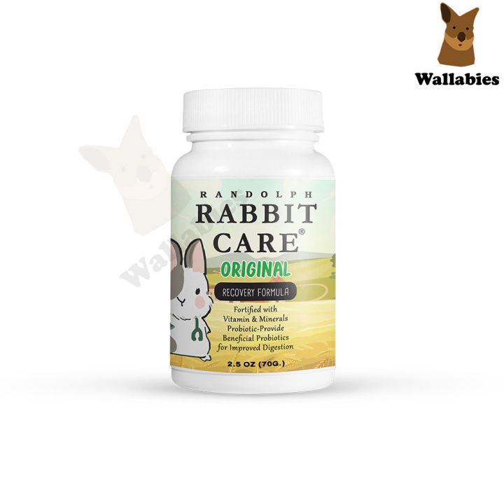 Randolph RABBIT CARE อาหารเสริมพลังงานกระต่ายป่วย สูตร Original 70 กรัม ...