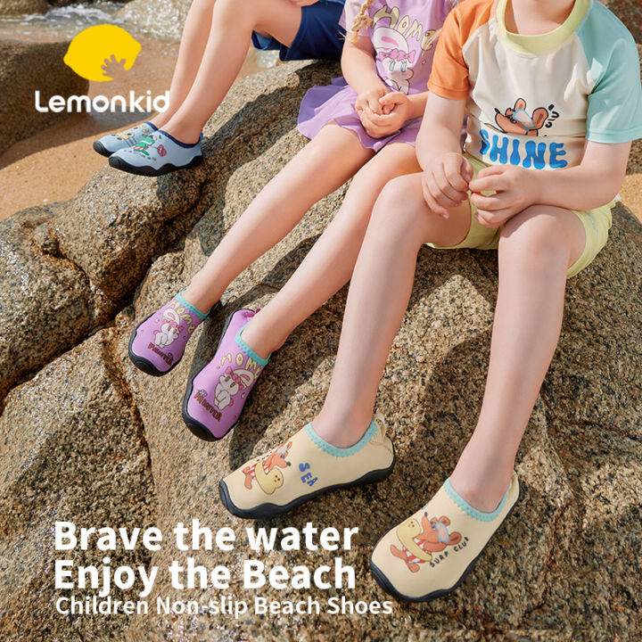 Lemonkid Children Beach Shoes From 3 to 12 Anti-slip Waterproof Water ...