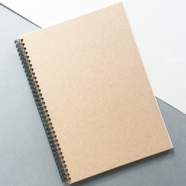 A4 Notebook / Journal / Buku Nota -Blank-Line-Dot-Grid-Grey Grid-White ...