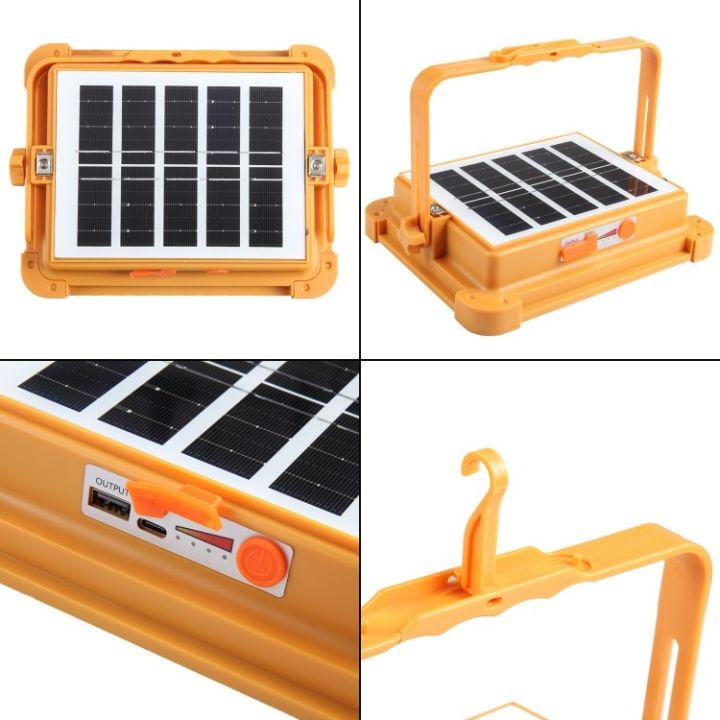 [WATER RESISTANCE]Solar LED Portable Work Light 5000W IP66 Rating ...