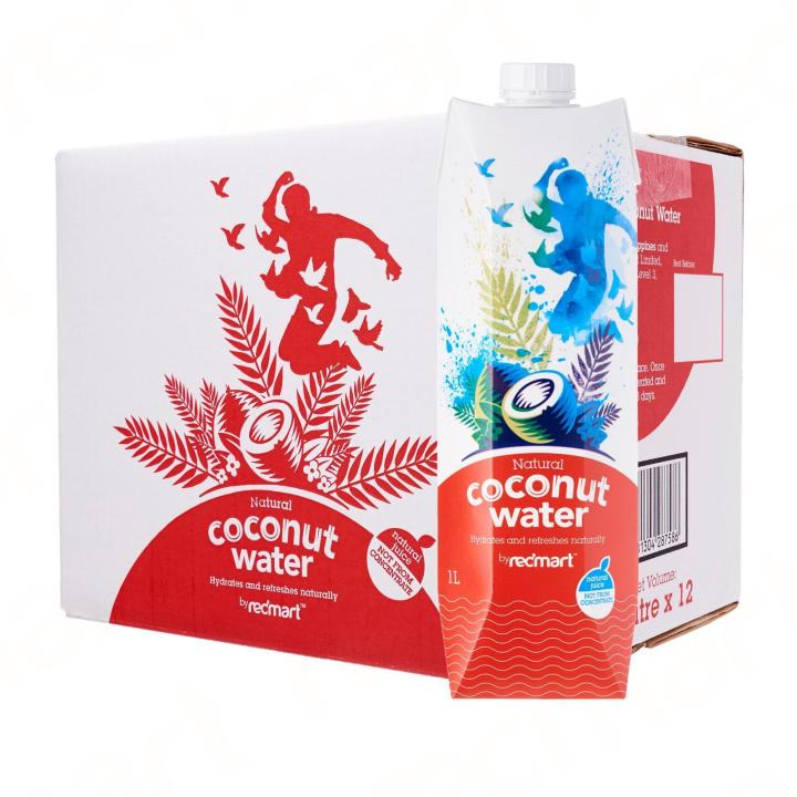 RedMart Natural Coconut Water (12 x 1L) - Case | Lazada Singapore