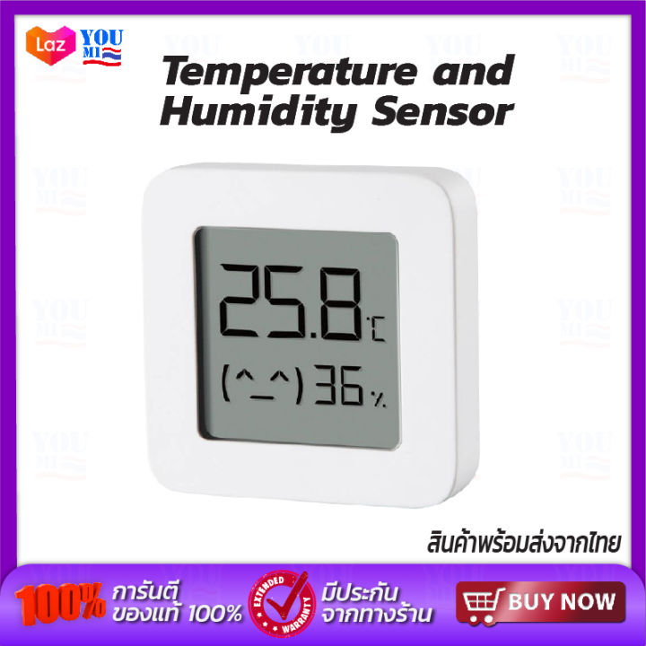 Xiaomi Thermometer 2 Temperature and Humidity Sensor เครื่องวัดอุณหภูมิ ...