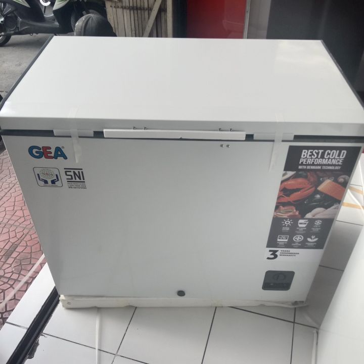 Cooler Box Chest Freezer 200 Liter GEA 1 Pintu AB-208-R AB208R Khusus ...