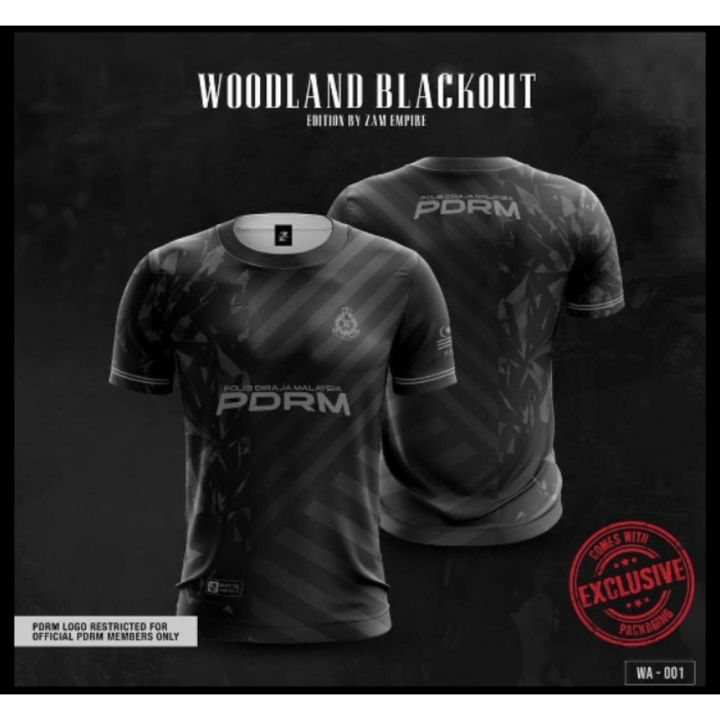 2024 Malaysia Pdrm Supporters T-shirt 3d Print Full Sublimation Adult ...