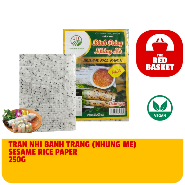 TRAN NHI BANH TRANG (NHUNG ME) SESAME RICE PAPER 250G | Lazada PH