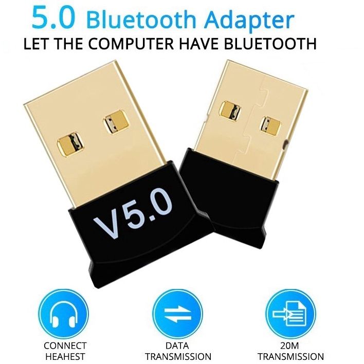 USB Bluetooth 5.0 Dongle Cho PC Truyền Phát Dữ Liệu Máy Tính Laptop Tín ...