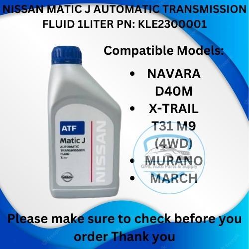 NISSAN MATIC J AUTOMATIC TRANSMISSION FLUID ATF 1LITER | Lazada PH