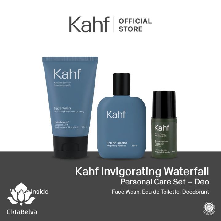 ( Paket isi 3 ) Kahf Skin Energizing and Brightening Face Wash | Kahf ...