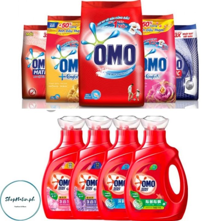 【COD5】 Omo Original Ultra Fast Clean Powder Liquid Detergent Washing ...