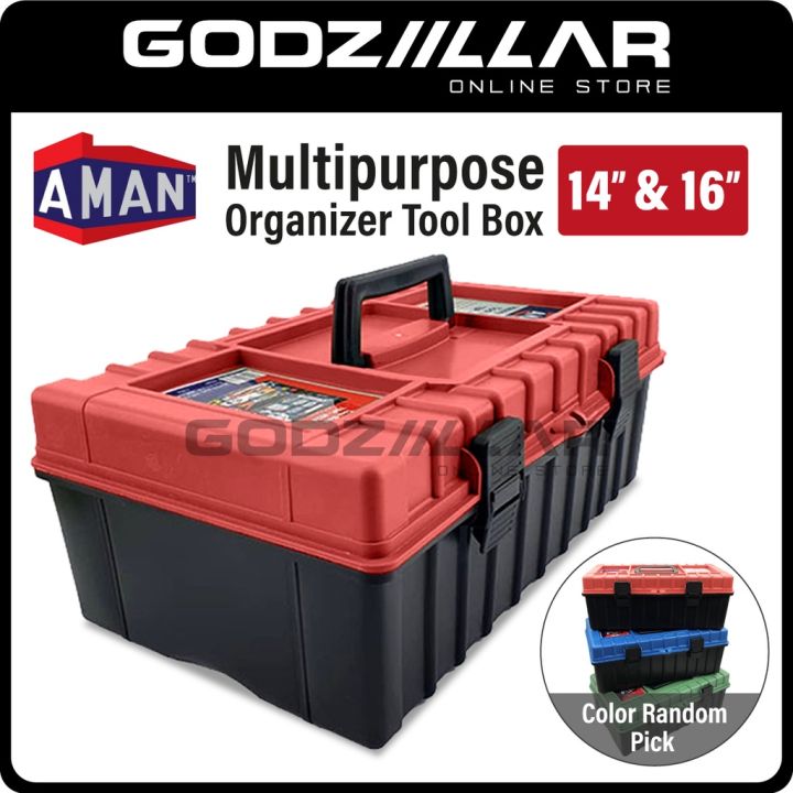 Multipurpose Organize Plastic Storage Tool Box | PVC Tool Box | Kotak Simpanan / Bekas Hardware ...