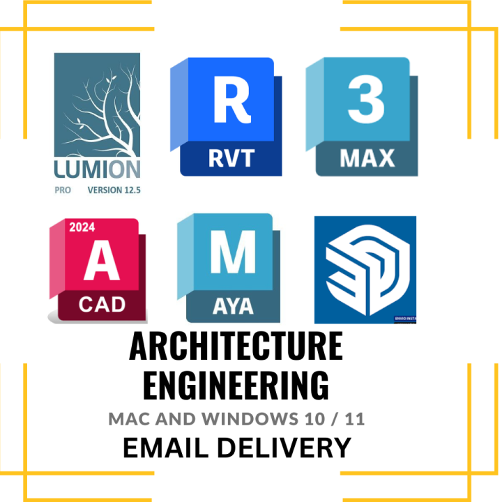 Archi Engineering-CAD for MAC / WINDOWS 10 and 11/ MAC OS M1 / M2 / M3 ...