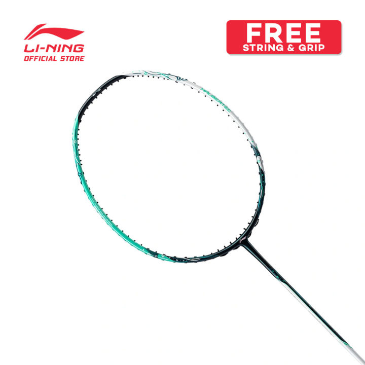 LI-NING HALBERTEC 6000 BADMINTON RACQUET - PEARL WHITE/LIGHT JADE GREEN ...