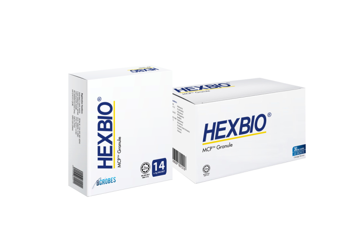 Hexbio® MCP® Granule- 1 Month Supply (1 box X 45 sachets + 1 box X 14 ...
