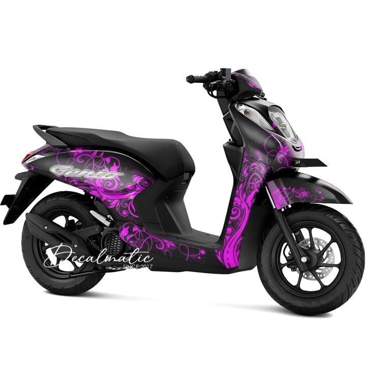 Decal Honda Genio Full Body Custom - Stiker Motor Honda Genio 2018 2019 ...