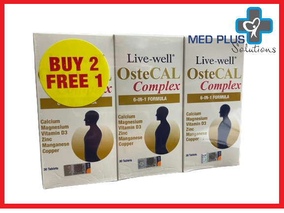 Live-well OsteCal Complex Tablets | Lazada