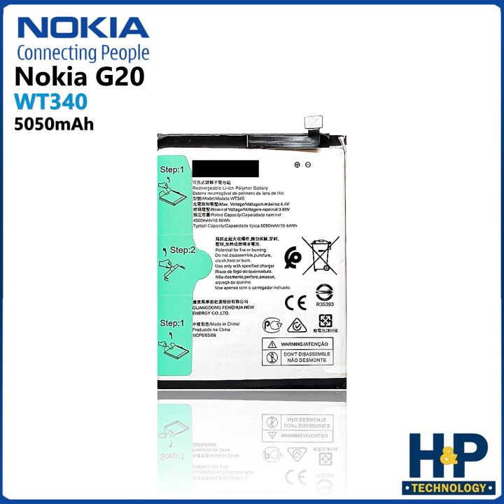 WT340 Battery for Nokia G20 5050mAh | Lazada PH