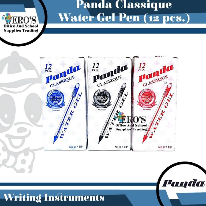 Panda Classique Water Gel Pen 12pcs /Box | Lazada PH