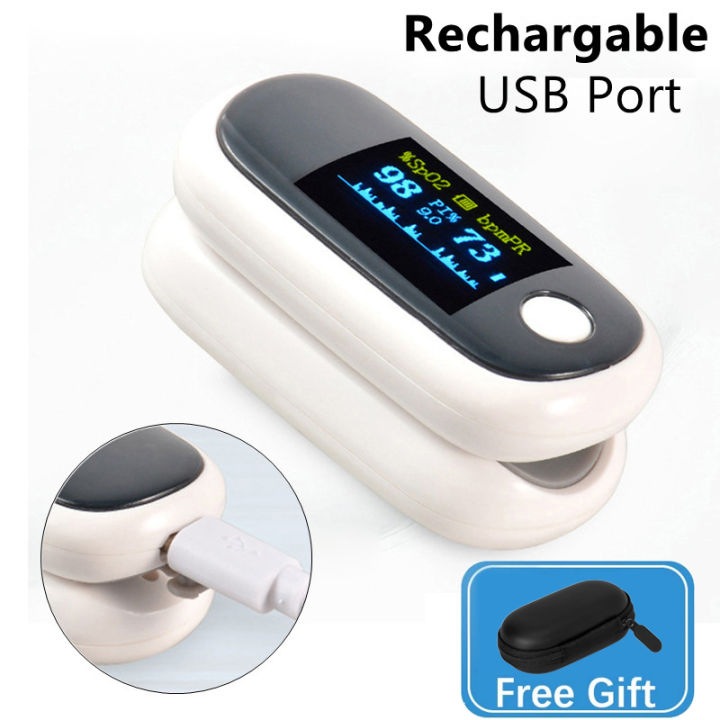 [pantorastar] USB Rechargeable Digital Finger Pressure Pulse Oximeter ...