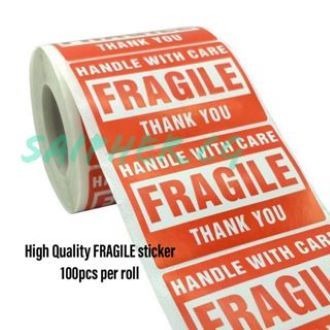 HIGH-QUALITY Fragile Sticker | Shipping Fragile Label | Lazada PH