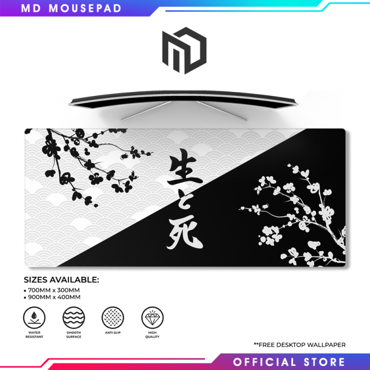 MD Mousepad | Life & Death Sakura | Extended Mousepad | Large Gaming ...