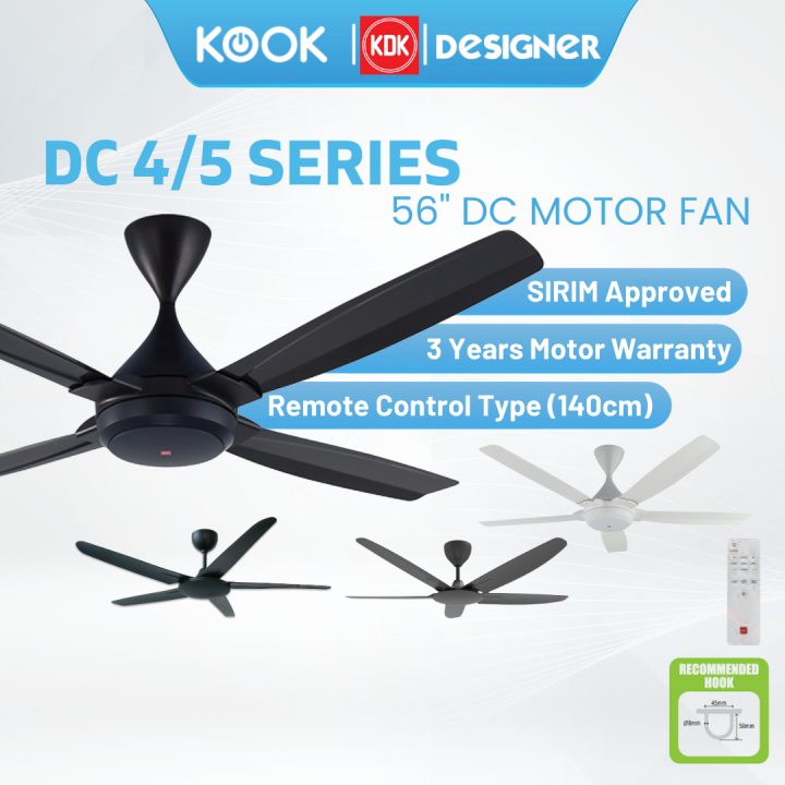 KDK K14TE / K14QF / DESIGNER / FANDASY (140cm/56") DC motor Kipas ...