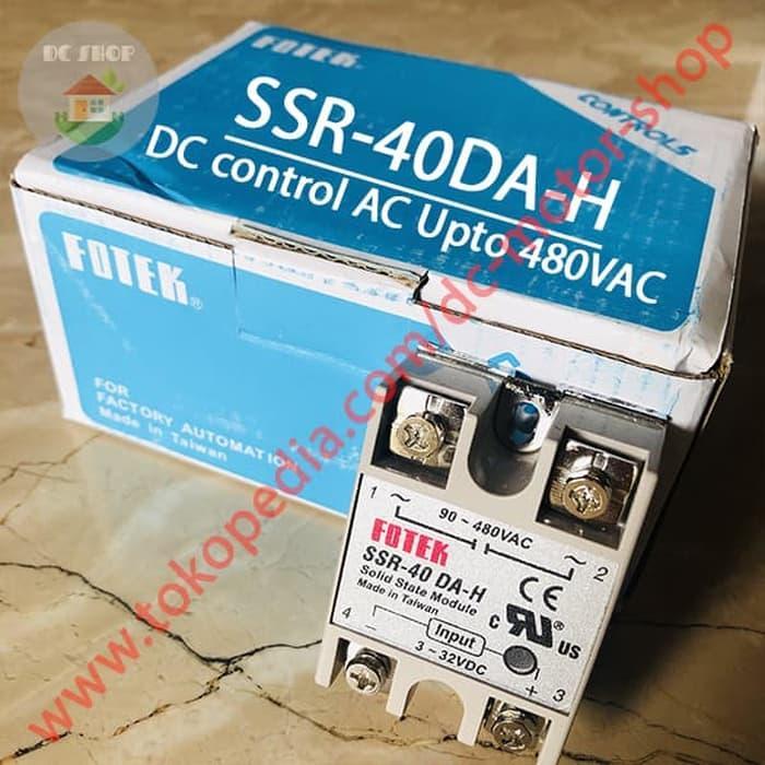 Solid State Relay SSR-40DA-H SSR 40DAH DC control AC Single Phase 40A | Lazada Indonesia