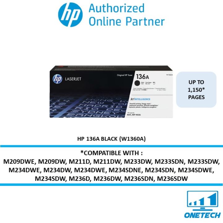 HP 136A Black LaserJet Toner Cartridge | Lazada