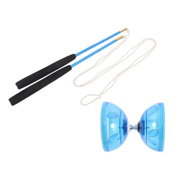 Double-Head Diabolo Fitness Toy Outdoor Play Diabolo Yo-Yo Play Diabolo ...