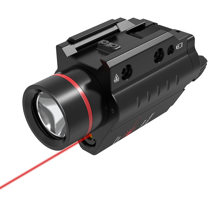 SMR89 Red Dot LED Flashlight Combo 200 Lumen Tactical Light Aluminum ...