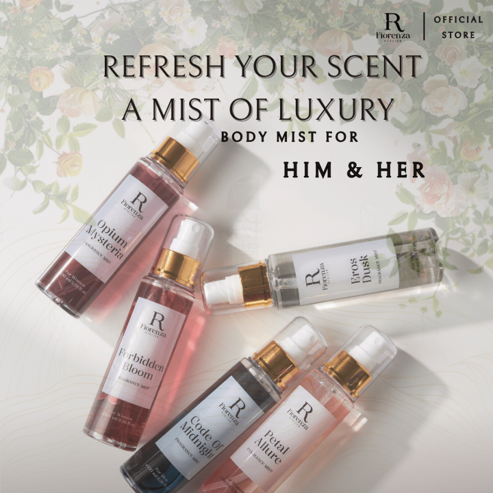 Fiorenza Body Mist Fruity Flora Woody Aromatic Long-Lasting for Men ...