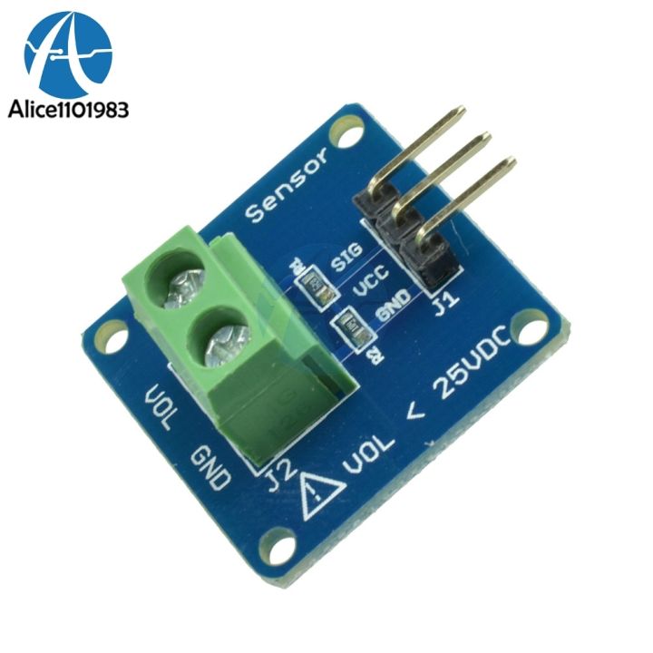 Dc Voltage Detection Sensor Module Voltage Detector Resistor Divider ...