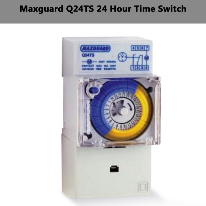 Maxguard Suis Pemasa Q24TS 24 Hour Time Switch Automatik Kawalan Masa ...